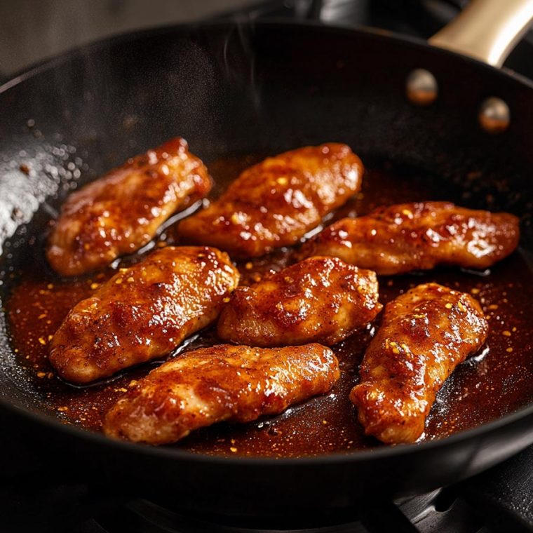 Sweet & Spicy Sticky Chicken Tenders - Yeyfood.com: Recipes, cooking ...