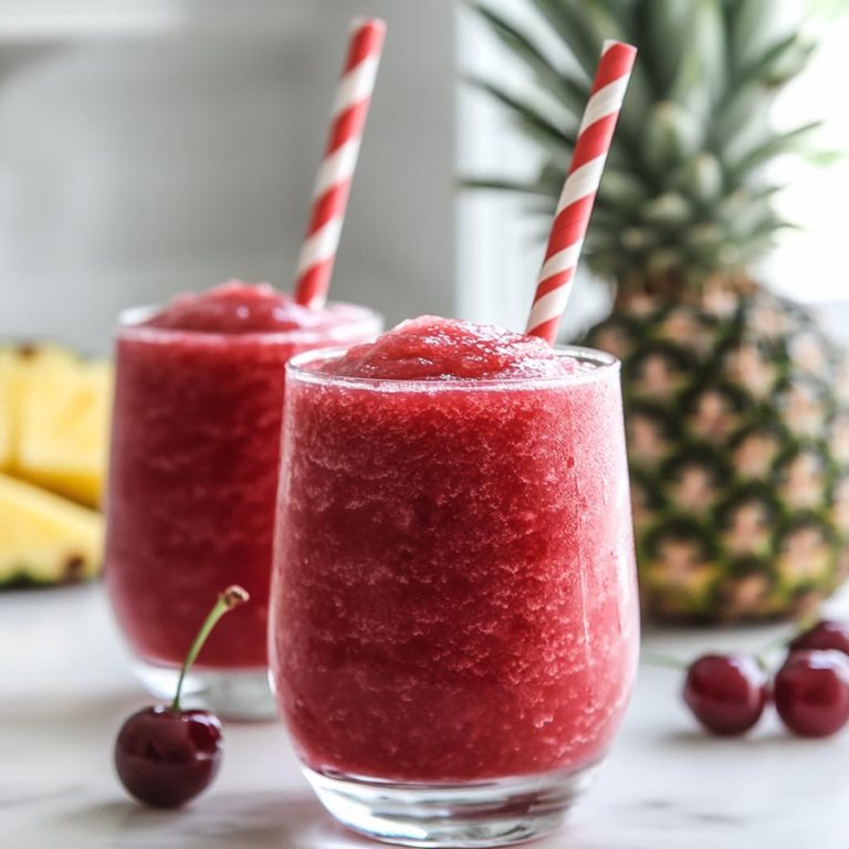 Cherry Pineapple Slush - Yeyfood.com: Recipes, cooking tips, and ...