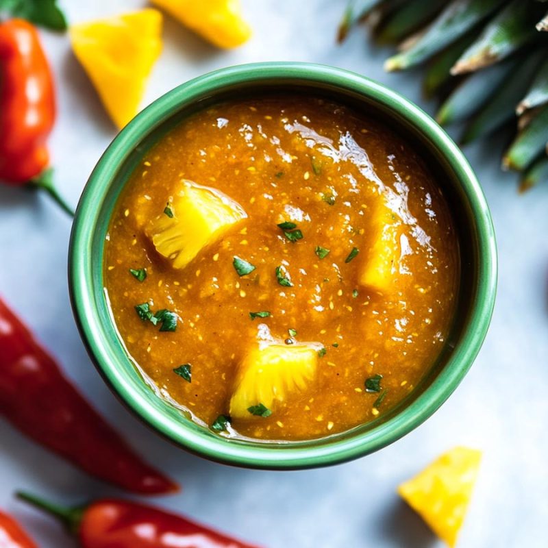 Pineapple Habanero Hot Sauce - Yeyfood.com: Recipes, cooking tips, and kitchen hacks for home ...