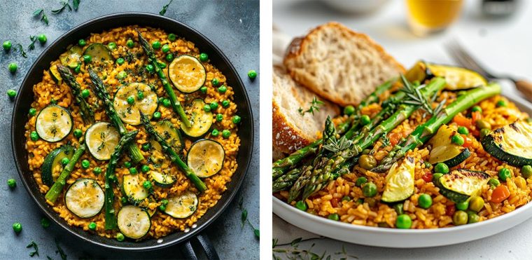 Spring Vegetable Paella - Yeyfood.com: Recipes, cooking tips, and ...