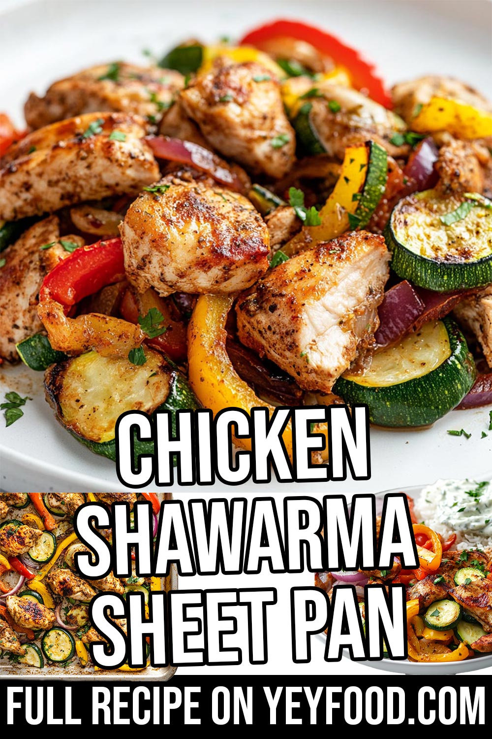 Chicken Shawarma Sheet Pan - Yeyfood.com: Recipes, cooking tips, and ...