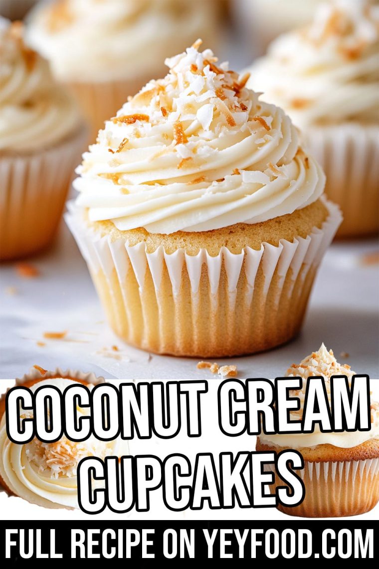 Coconut Cream Cupcakes - Yeyfood.com: Recipes, cooking tips, and ...
