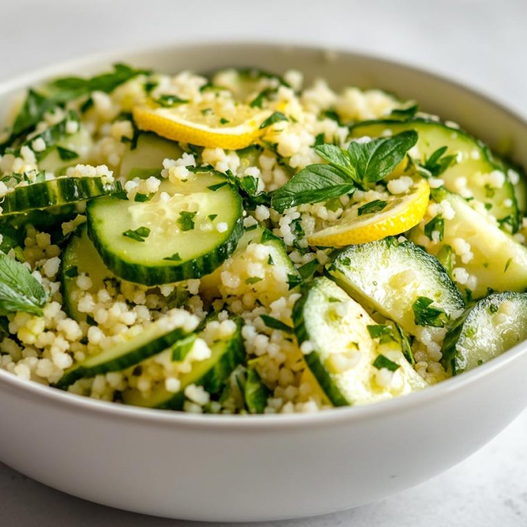 Cucumber and Lemon Couscous Salad - Yeyfood.com: Recipes, cooking tips ...