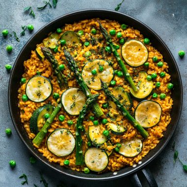 Spring Vegetable Paella - Yeyfood.com: Recipes, cooking tips, and ...