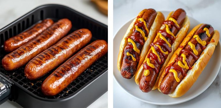 Crispy Air Fryer Hot Dogs - Yeyfood.com: Recipes, cooking tips, and ...