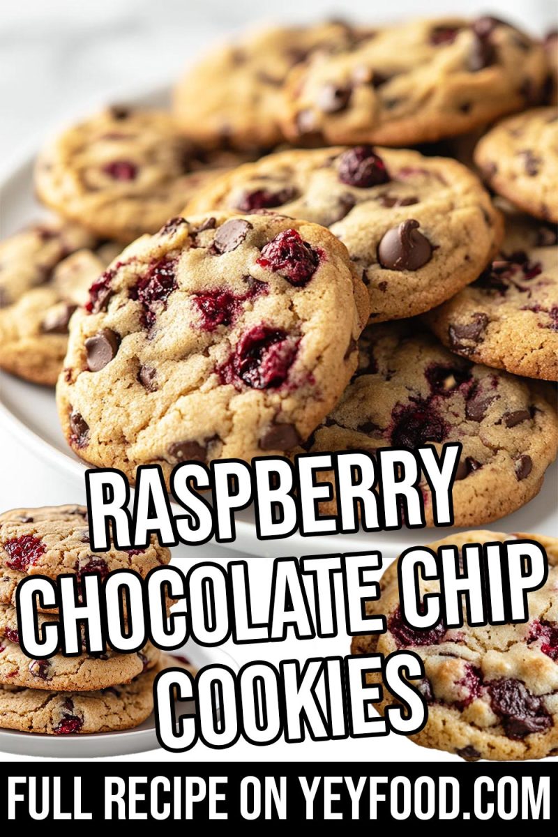 The Best Raspberry Chocolate Chip Cookies - Yeyfood.com: Recipes ...
