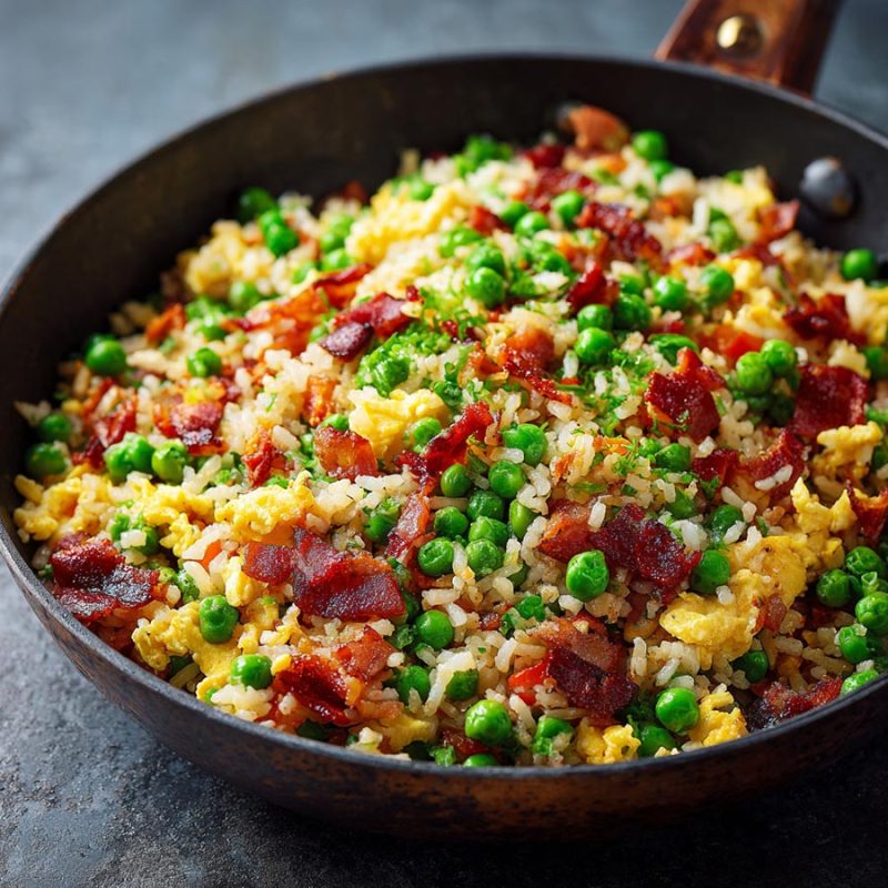 Bacon and Egg Fried Rice - Yeyfood.com: Recipes, cooking tips, and ...