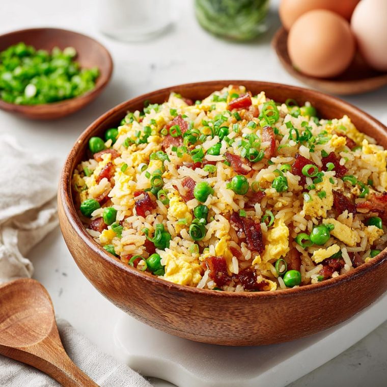 Bacon and Egg Fried Rice - Yeyfood.com: Recipes, cooking tips, and ...