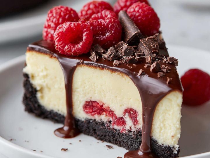 raspberry cheesecake topping