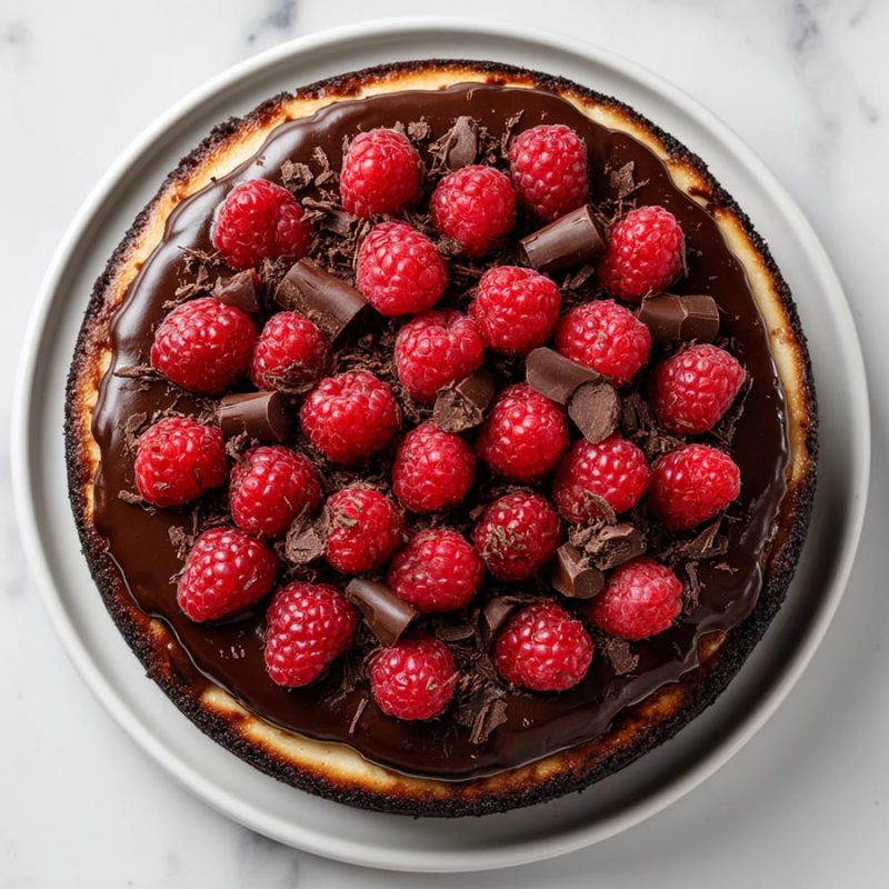 Dark Chocolate Raspberry Cheesecake - Yeyfood.com: Recipes, cooking ...