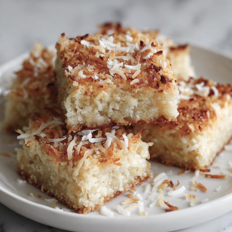 Homemade Coconut Bars