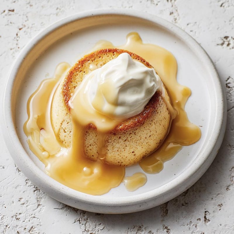 Microwave Lemon Pudding