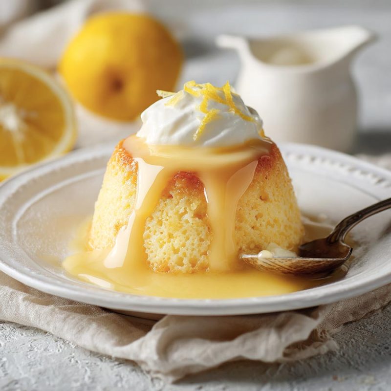 Microwave Lemon Pudding