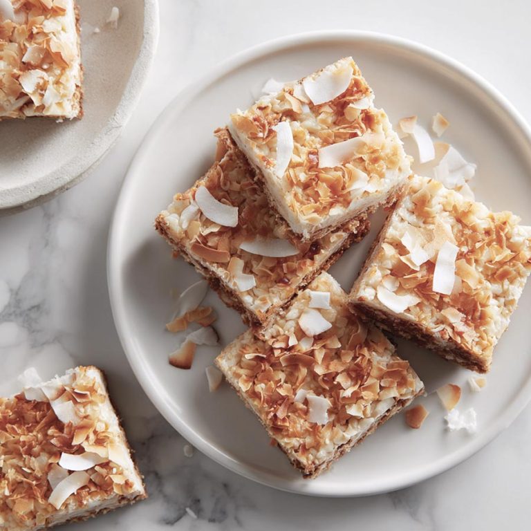 Homemade Coconut Bars