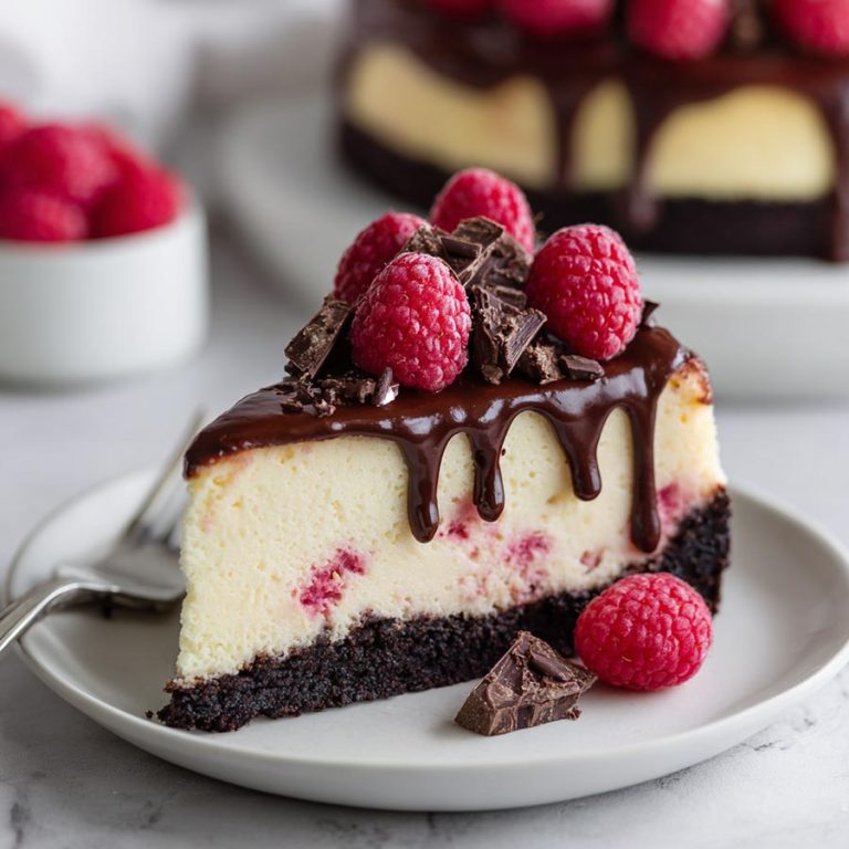 Dark Chocolate Raspberry Cheesecake - Yeyfood.com: Recipes, cooking ...