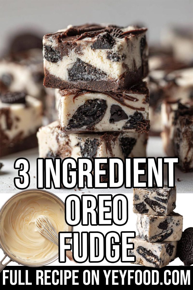 3 Ingredient Oreo Fudge - Yeyfood.com: Recipes, cooking tips, and ...