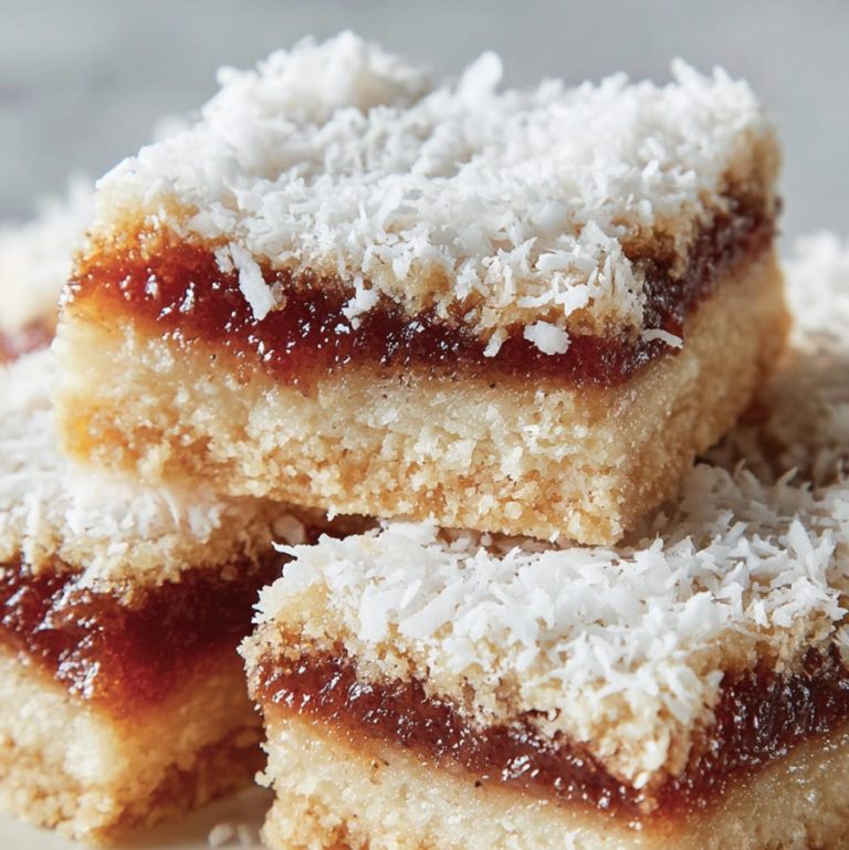 Coconut Jam Squares - Yeyfood.com: Recipes, cooking tips, and kitchen ...
