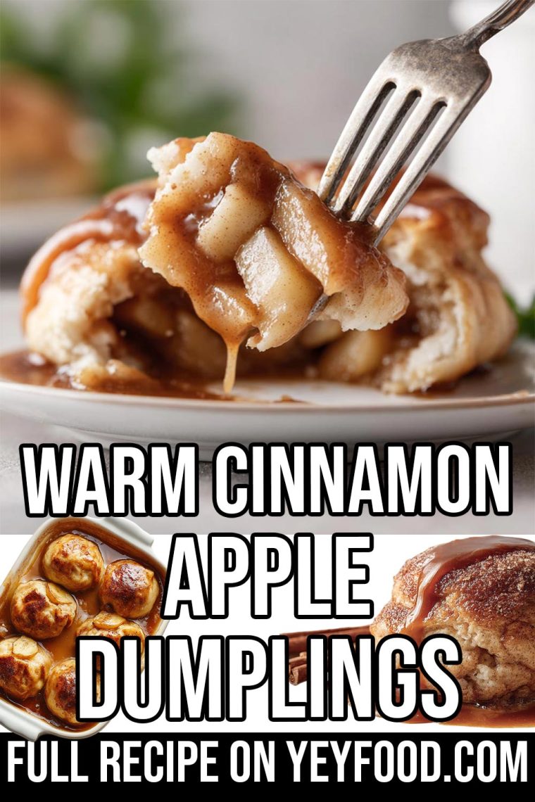 Warm Cinnamon Apple Dumplings - Yeyfood.com: Recipes, cooking tips, and ...