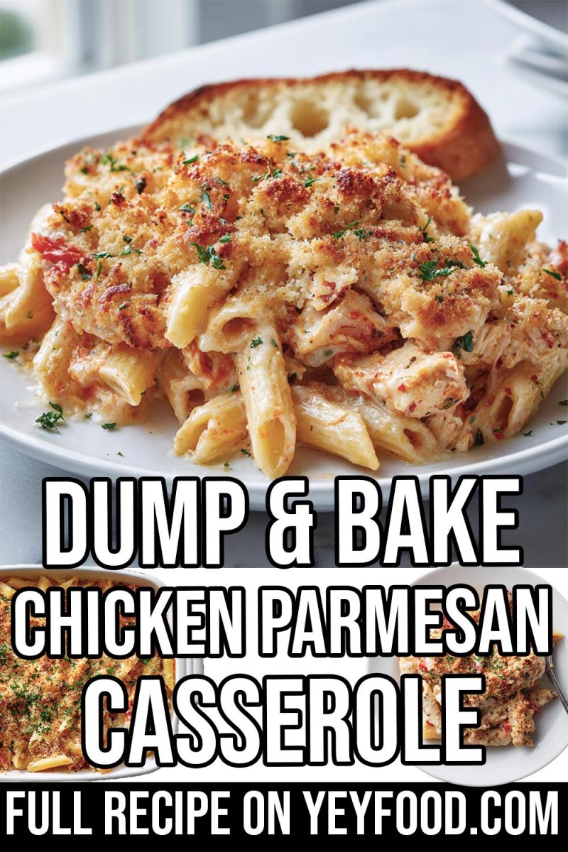 Dump and Bake Chicken Parmesan Casserole - Yeyfood.com: Recipes ...