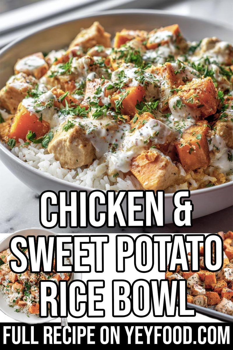 Chicken and Sweet Potato Rice Bowl - Yeyfood.com: Recipes, cooking tips ...